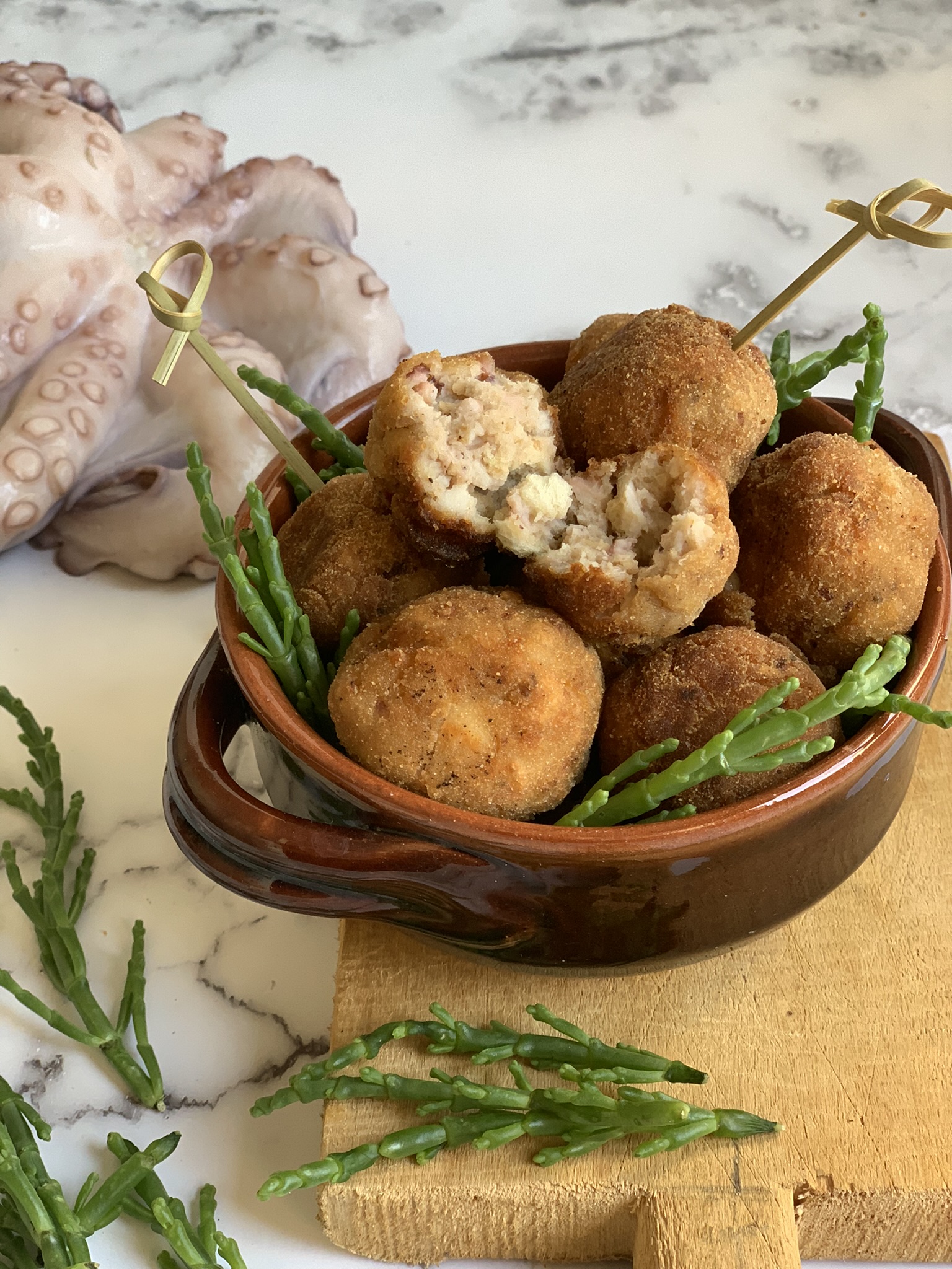 Polpette di polpo - Grani di Pepe